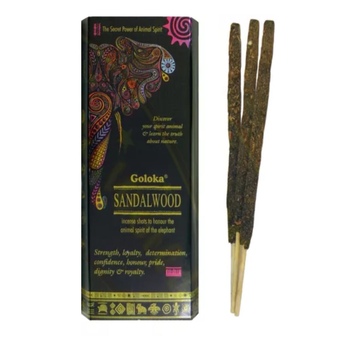 Incienso Natural Mini Sandalwood - Spirit of Animals — Rincón Himalaya B2B