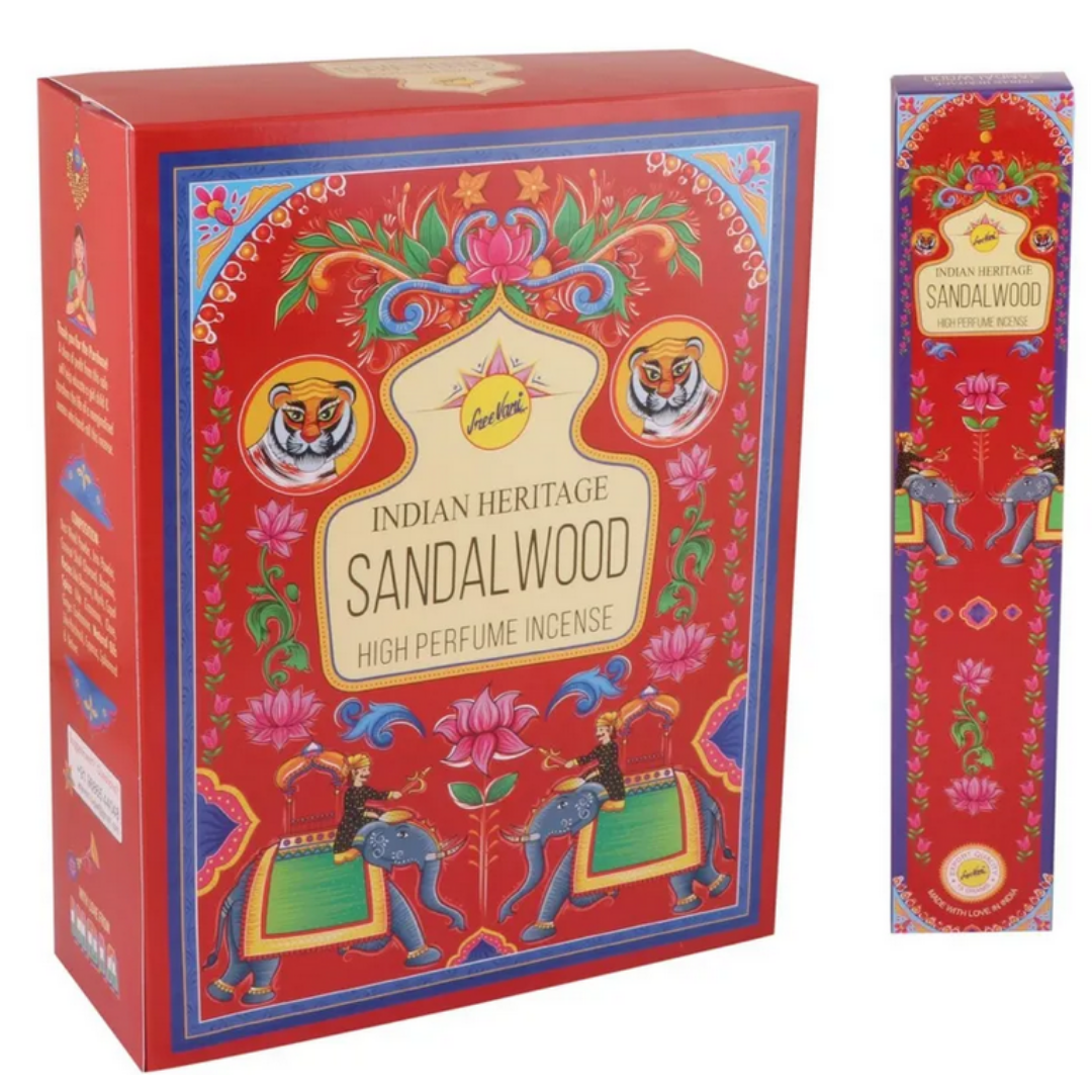 Incienso Natural Sandalwood - Sree Vani — Rincón Himalaya B2B